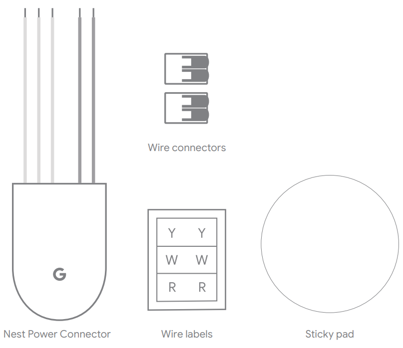 Google Nest Power Connector Installation Guide - thermostat.guide
