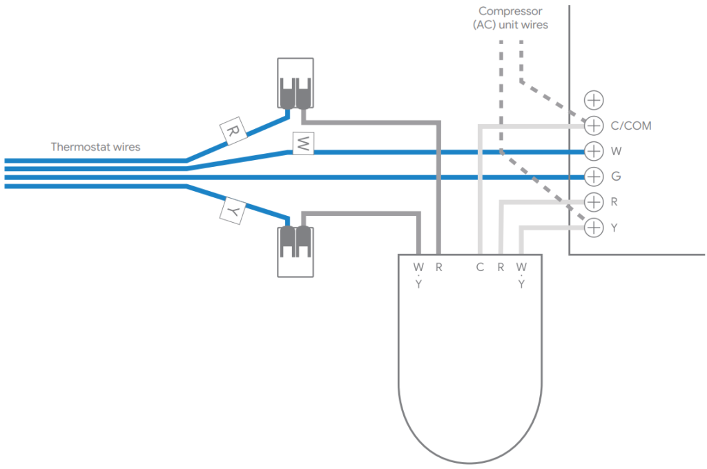 Google Nest Power Connector Installation Guide - thermostat.guide