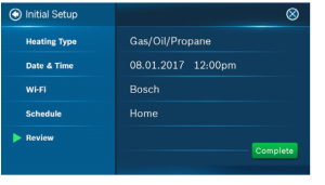 Bosch BCC-100 Thermostat Quick Start Guide - thermostat.guide