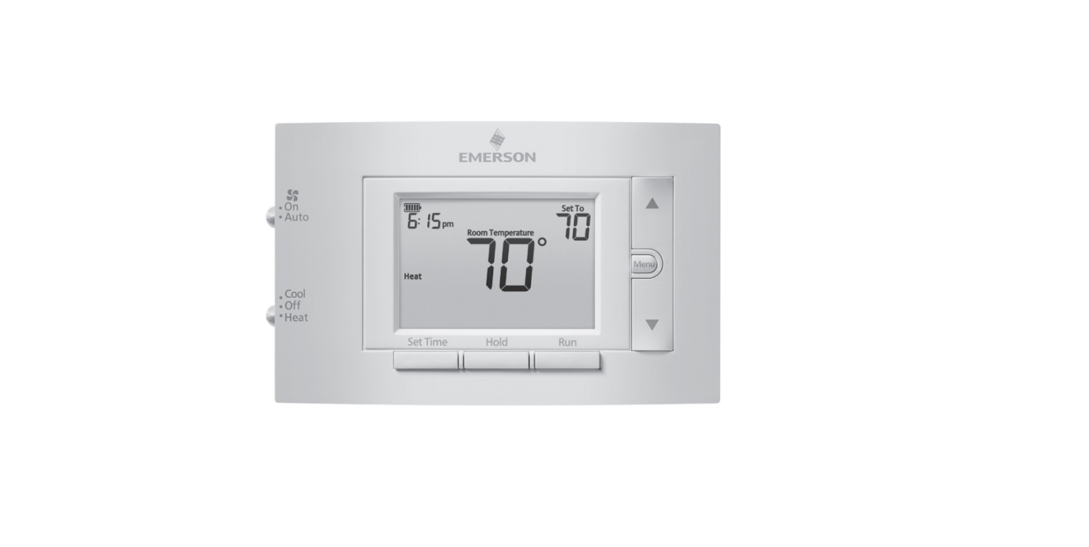 EMERSON 1F85U-22PR Programmable Thermostat Installation and Operating ...