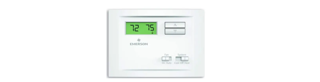 EMERSON White-Rodgers NP110 Non-Programmable Thermostat Instruction ...