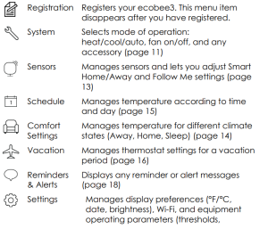 Ecobee 3 Lite EB-STATE3LT Thermostat User Manual - thermostat.guide