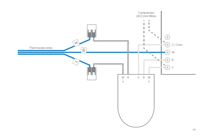 Google Nest Net Power Connector Installation Guide - thermostat.guide