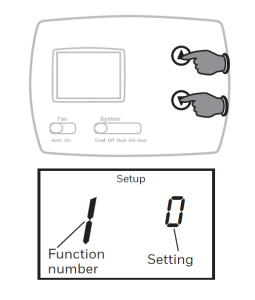 Honeywell Home Pro 3000 Non-Programmable Digital Thermostat ...