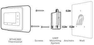 Honeywell Home RTH6360 Series Programmable Thermostat Quick ...