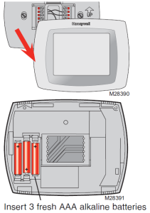 Honeywell Home RTH8500 Touchscreen Programmable Thermostat Operating ...