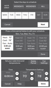 Honeywell Home RTH9585WF1004 WIFI COLOR TOUCHSCREEN THERMOSTAT User ...