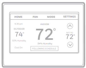 Honeywell Home RTH9585WF1004 WIFI COLOR TOUCHSCREEN THERMOSTAT User ...