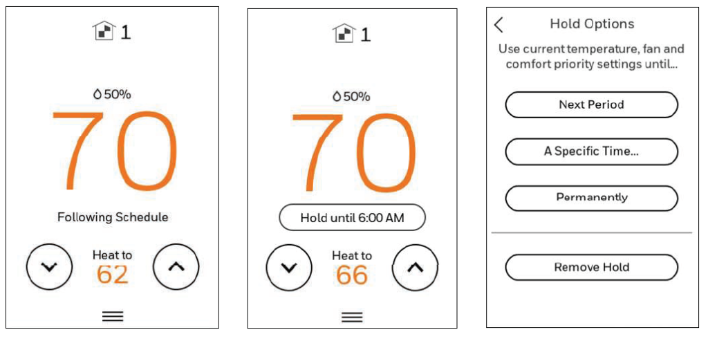 Honeywell Home T10 and T10+ Pro THX321WF2003W Smart thermostat Manual ...