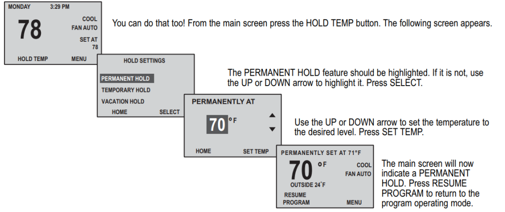 Lennox Signature Stat 81M26 DELUXE PROGRAMMABLE THERMOSTATS with ...