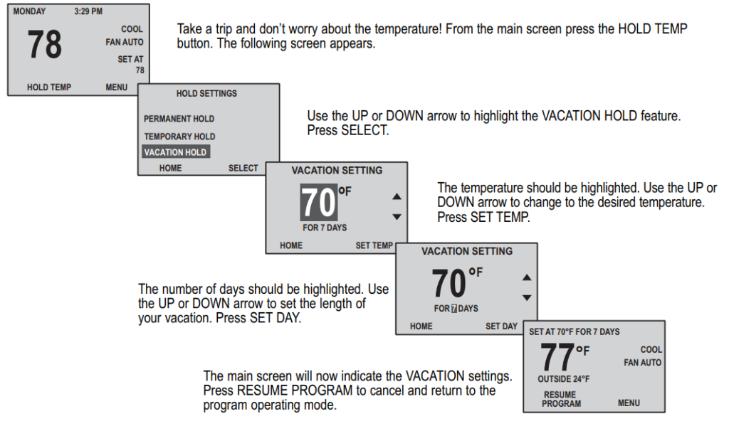 Lennox Signature Stat 81M26 DELUXE PROGRAMMABLE THERMOSTATS with ...