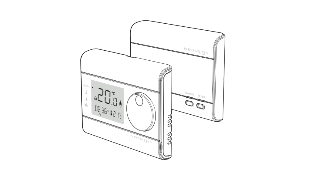 Neomitis RTE7RFD WIRELESS ROOM THERMOSTAT INSTALLATION INSTRUCTIONS ...