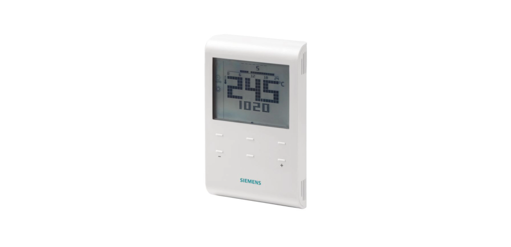 SIEMENS RDE100 Programmable Room Thermostat Installation Instruction ...