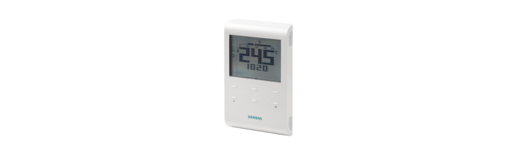 SIEMENS RDE100.1 DHW Programmable Room Thermostat Operating Instruction ...