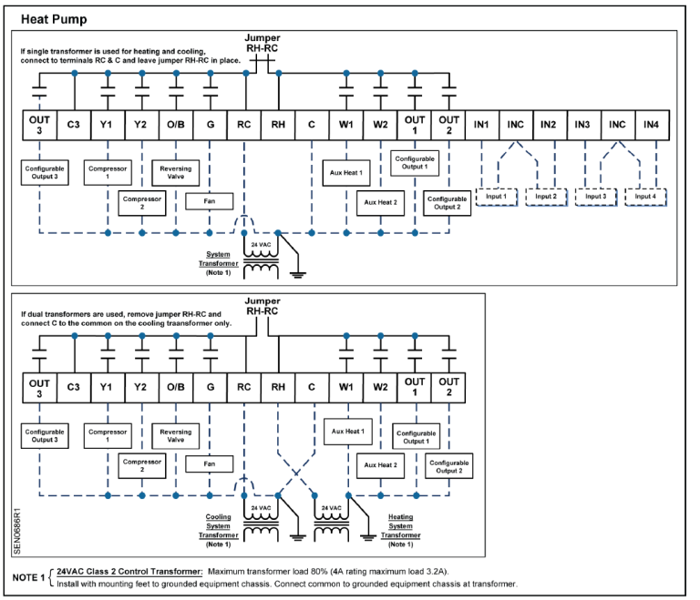 Siemens RDY2000BN BACnet Enabled Commercial Room Thermostat ...