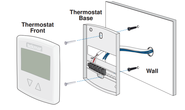 Tekmar 519 Radiant Thermostat Quick Set-up Guide - thermostat.guide