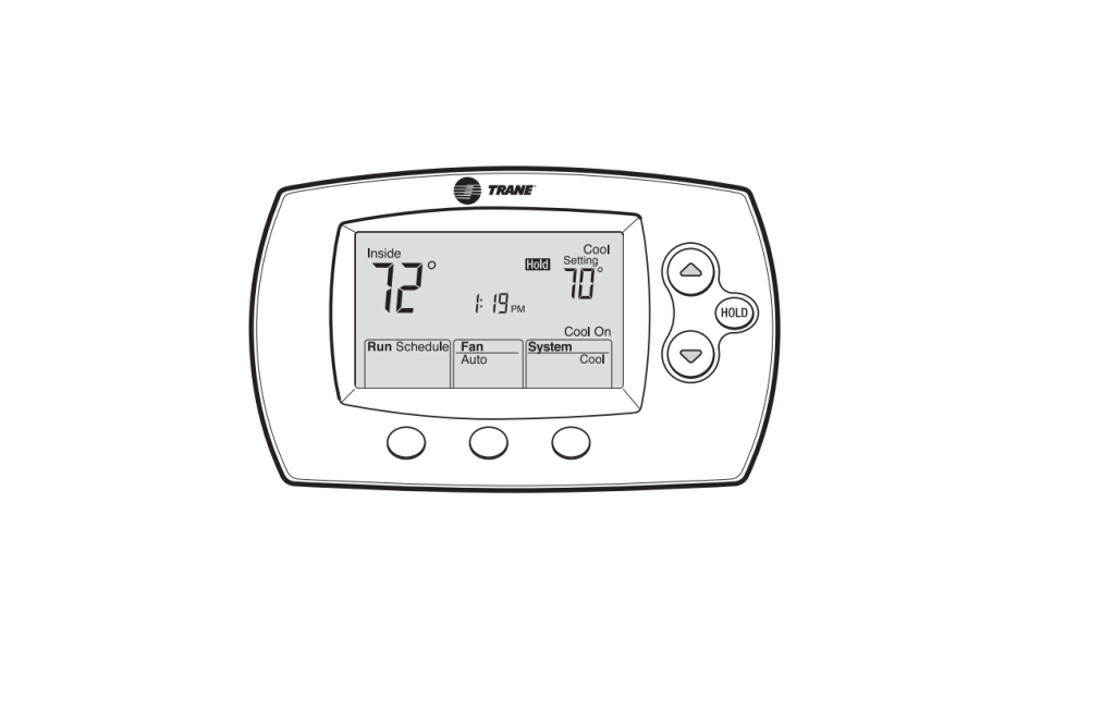 Trane TCONT600AF11MA Programmable Thermostat Comfort Control ...