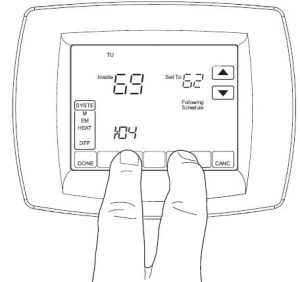 Trane TCONT802AS32DA Touch Screen Thermostat INSTALLATION INSTRUCTIONS ...