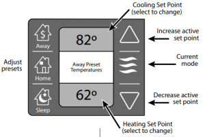 Trane XL850 Smart Thermostat User Guide - thermostat.guide