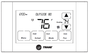 Trane XR724 Smart Control Thermostat User Guide - thermostat.guide