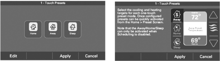 Trane XR824 Smart Control Thermostat User Guide - thermostat.guide