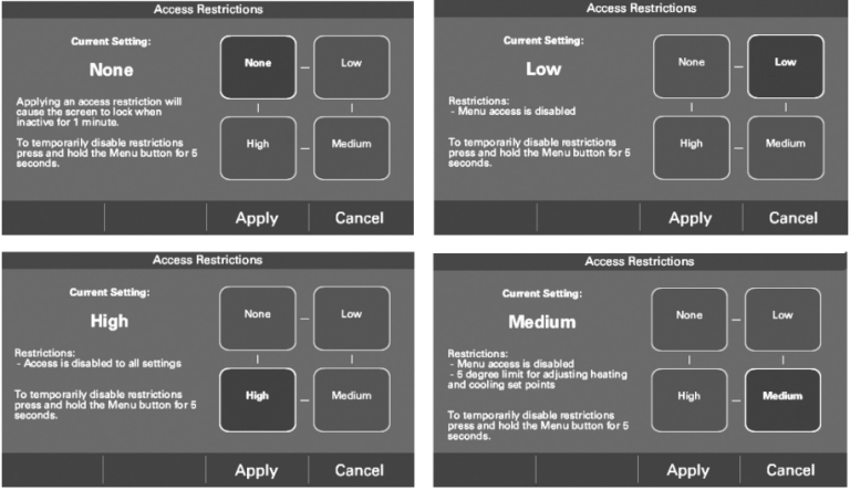 Trane XR824 Smart Control Thermostat User Guide - thermostat.guide