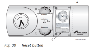 Worcester Bosch MT10RF MECHANICAL RF THERMOSTAT INSTALLATION AND ...