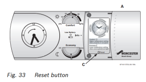 Worcester Bosch MT10RF MECHANICAL RF THERMOSTAT INSTALLATION AND ...