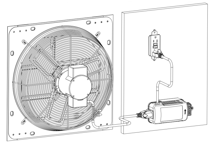 iLiving ILG8SFRC Exhaust Fan Smart Remote Control Kit with Programmable ...