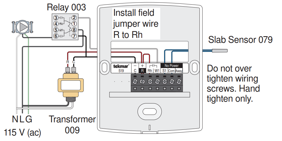 Tekmar 519 Radiant Thermostat Installation and Operation Manual - thermostat.guide