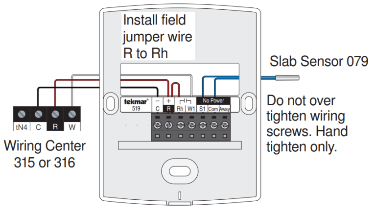 Tekmar 519 Radiant Thermostat Installation and Operation Manual - thermostat.guide