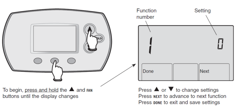 American Standard ACONT602AF22MA Programmable Thermostat Installation ...