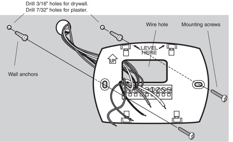American Standard ACONT602AF22MA Programmable Thermostat Installation ...
