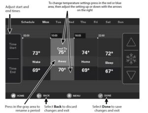 American Standard Link UX360 Programmable Thermostat User Guide ...