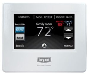 Bryant TSTAT-0-25 Non-Programmable Thermostat Installation Instruction ...