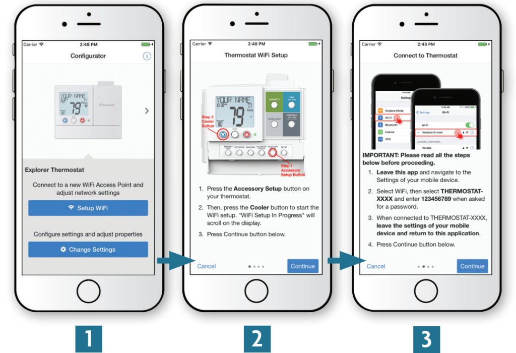 Daikin D4273 Programmable Thermostat Quick Start Guide - thermostat.guide