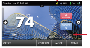Daikin DT4273C TouchScreen Digital Thermostat Owner Manual - thermostat ...
