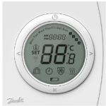 Danfoss TP5001 Programmable Room Thermostat Quick Guide - thermostat.guide