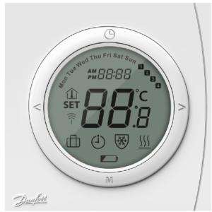 Danfoss TP5001 Programmable Room Thermostat Quick Guide - thermostat.guide