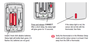 Honeywell Home C7189R1004 Wireless Indoor Sensor Instruction Manual ...