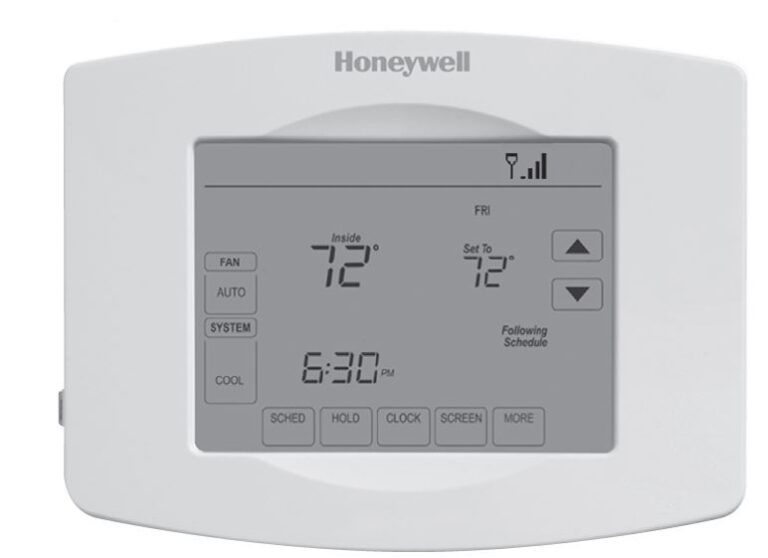 Honeywell Home RTH8500 Touchscreen Programmable Thermostat User Guide ...