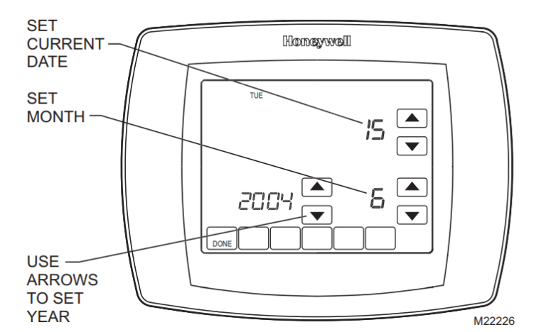 Honeywell RTH8500D Touch Screen Programmable Thermostat OWNER GUIDE ...