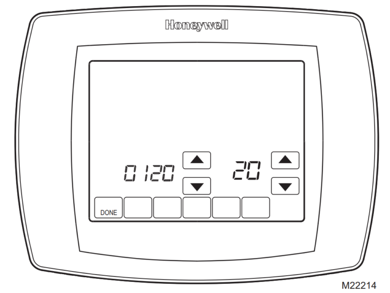 Honeywell RTH8500D Touch Screen Programmable Thermostat OWNER GUIDE ...