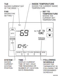 Honeywell RTH8500D Touch Screen Programmable Thermostat OWNER GUIDE ...
