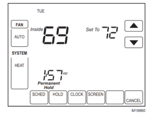 Honeywell RTH8500D Touch Screen Programmable Thermostat OWNER GUIDE ...