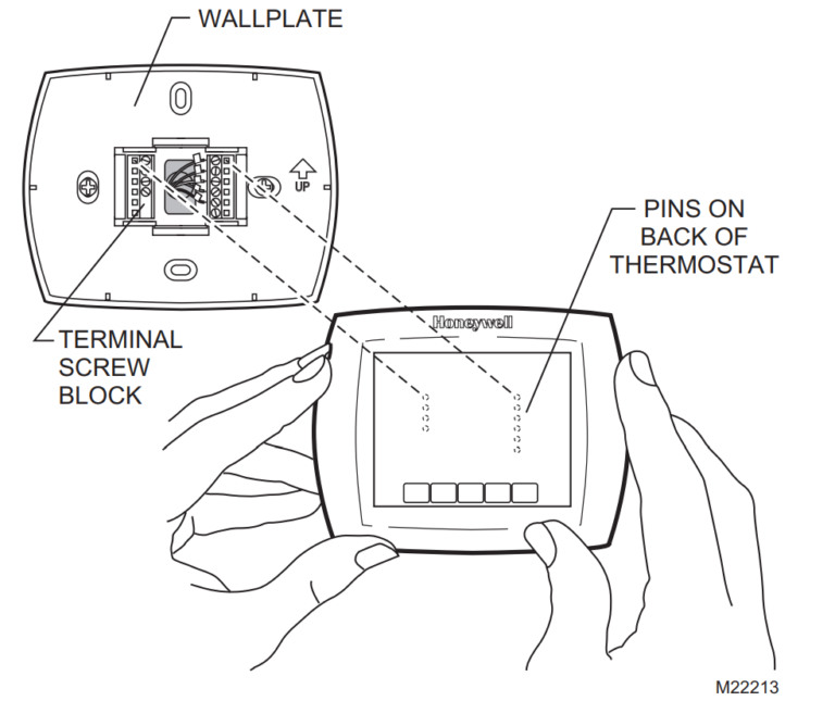 Honeywell RTH8500D Touch Screen Programmable Thermostat OWNER GUIDE ...