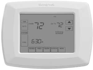 Honeywell RTH8500D Touch Screen Programmable Thermostat OWNER GUIDE ...