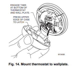 Honeywell T8775A Digital Round Non-Programmable Thermostat Owners ...