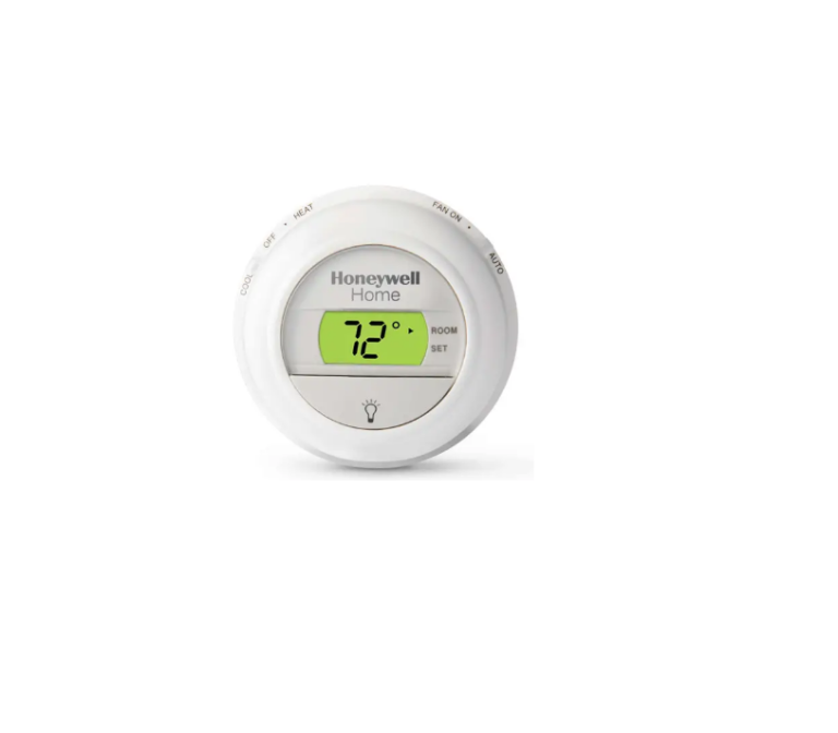 Honeywell T8775A Digital Round Non-Programmable Thermostat Installation ...