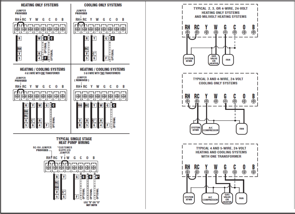 LuxPRO PSP511LC Thermostat Separate Program User Manual - thermostat.guide
